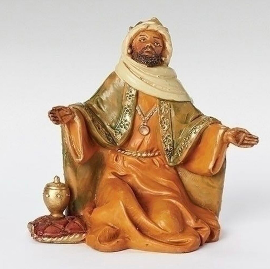 5″ Scale King Balthazar Nativity Figure – Fontanini – RITZY CHRISTMAS